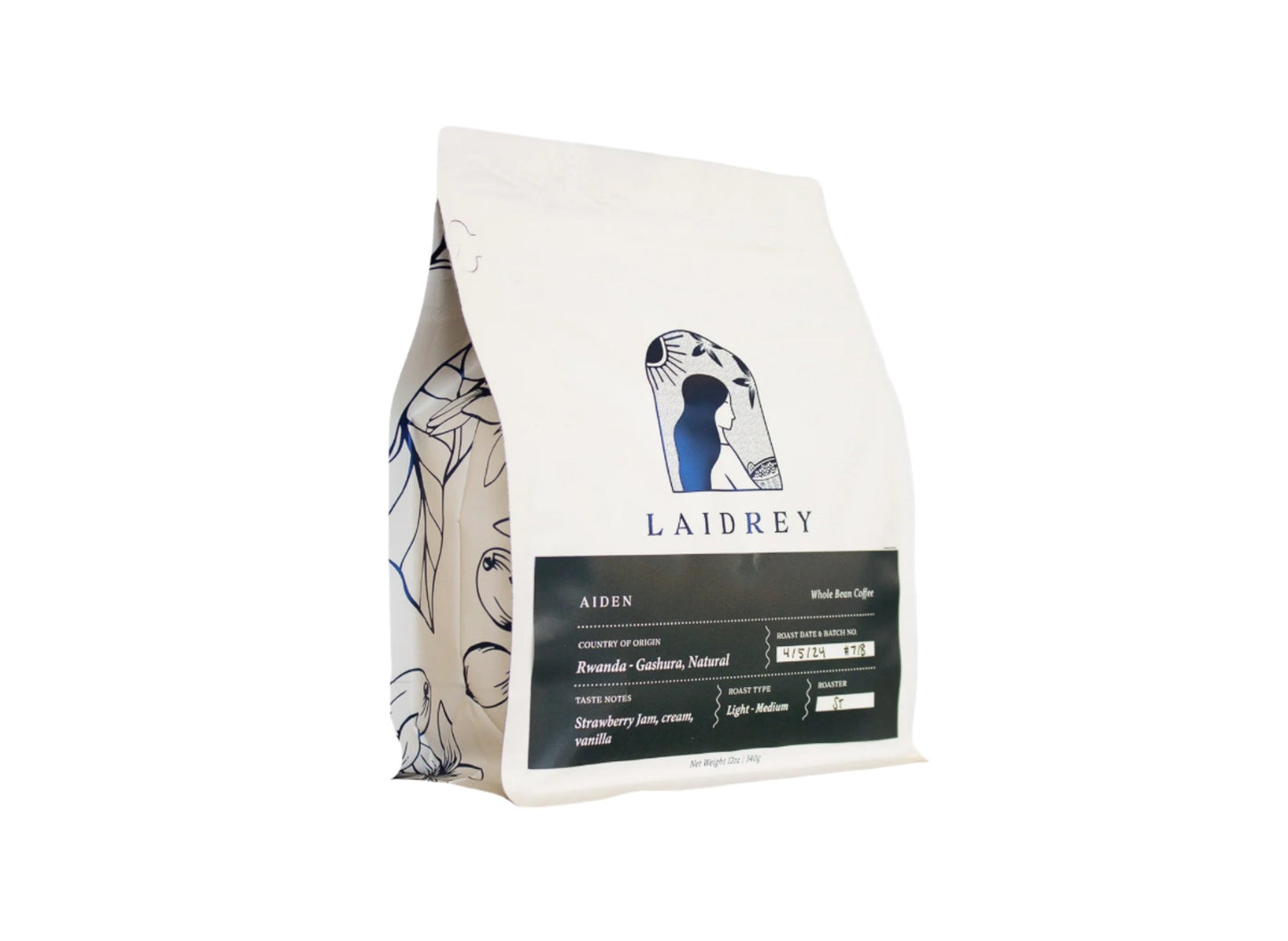 Rwanda, Natural Processed Whole Bean Coffee - Aiden – Laidrey Coffee ...